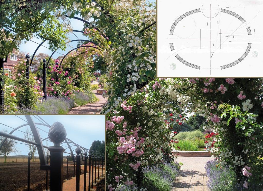 Construction & installation of trellises, rose arches and plant supports