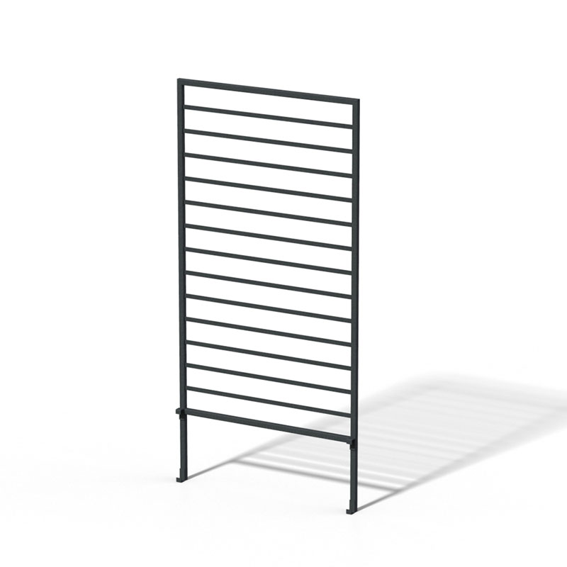 Abnehmbares Metall Rankgitter im Leiter Design für Pflanzkübel.